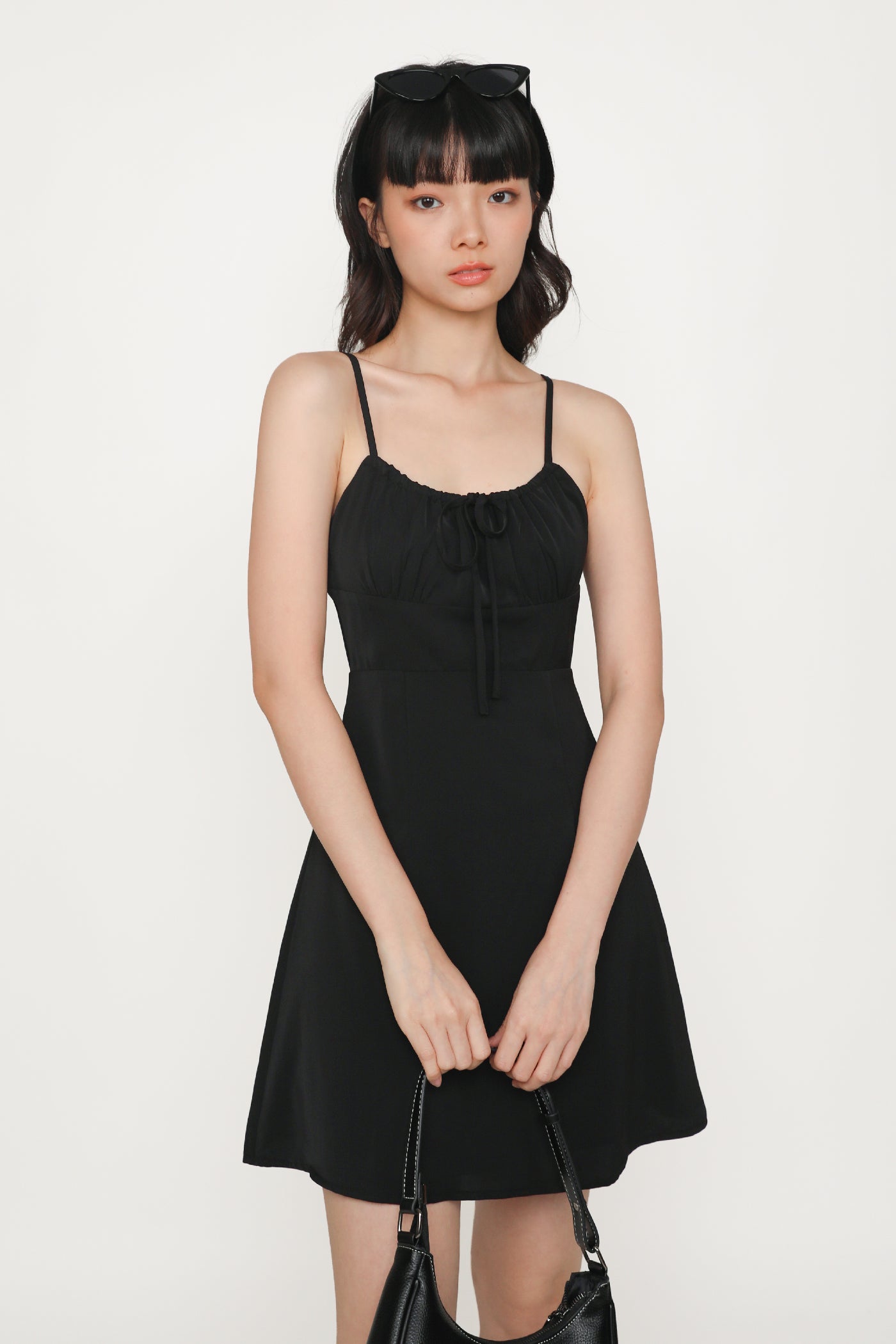 Carrissa Ruched Front Dress – The Tinsel Rack