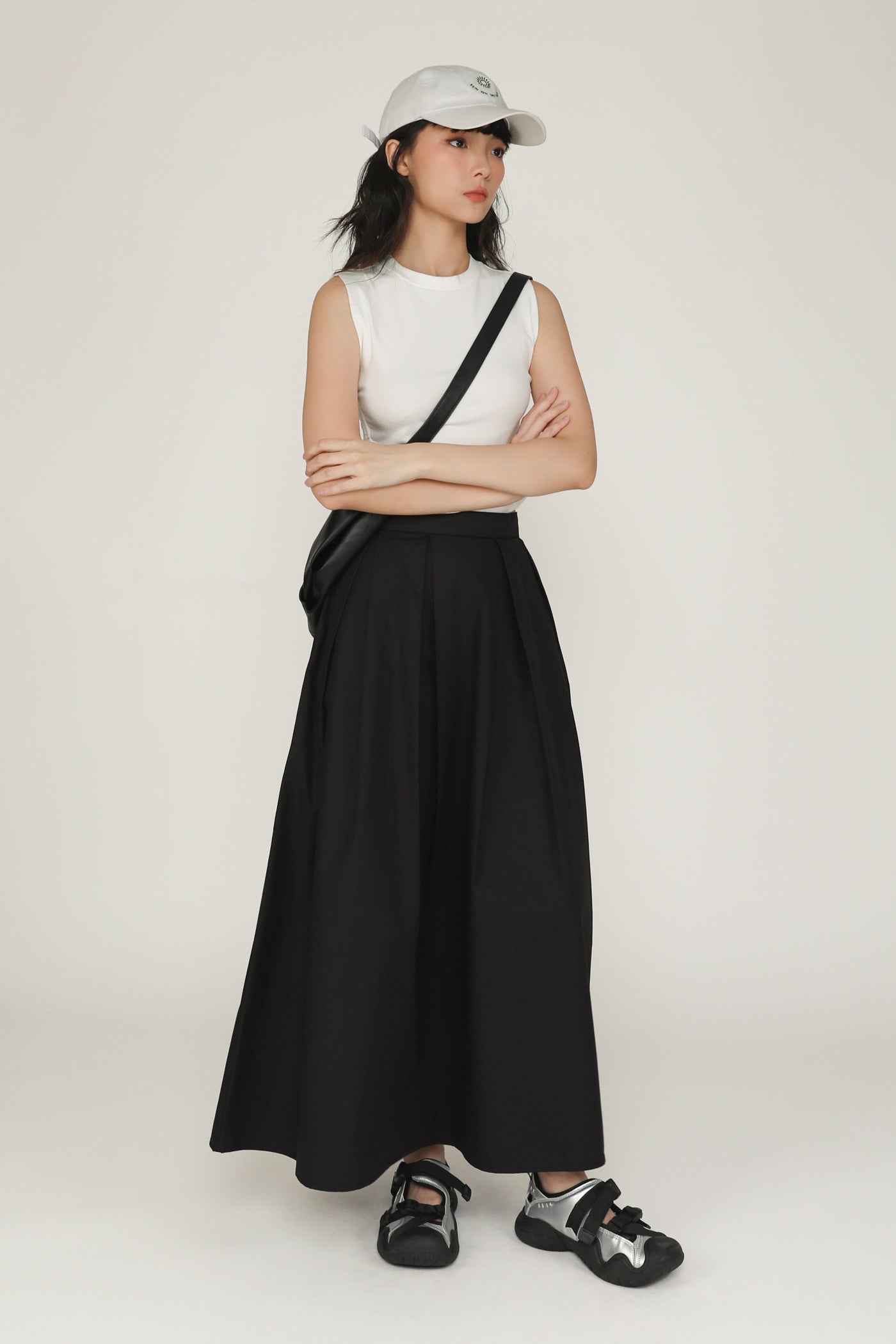 Giada Pleated Maxi Skirt – The Tinsel Rack