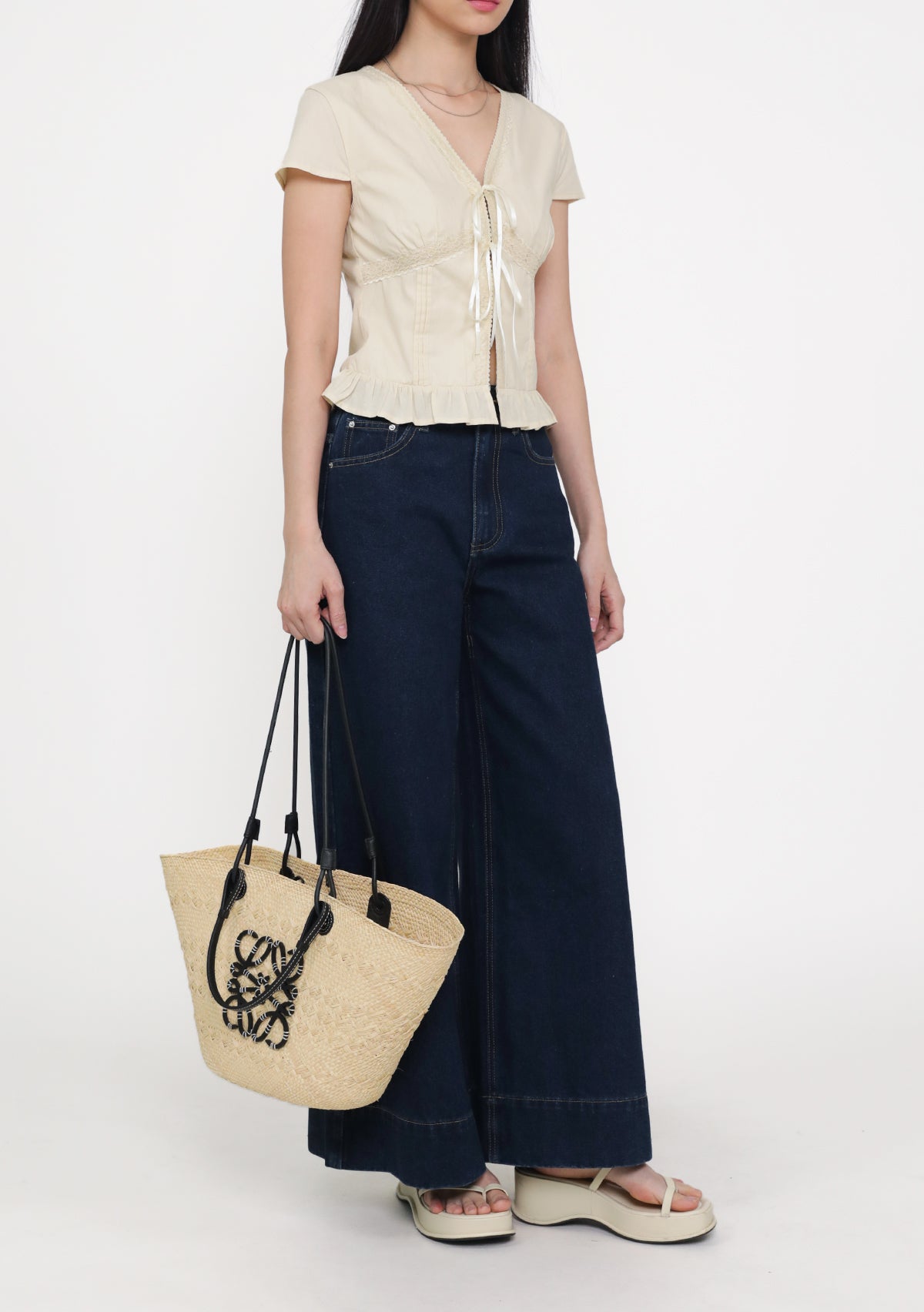 Petite Cole Wide Leg Denim Jeans – The Tinsel Rack