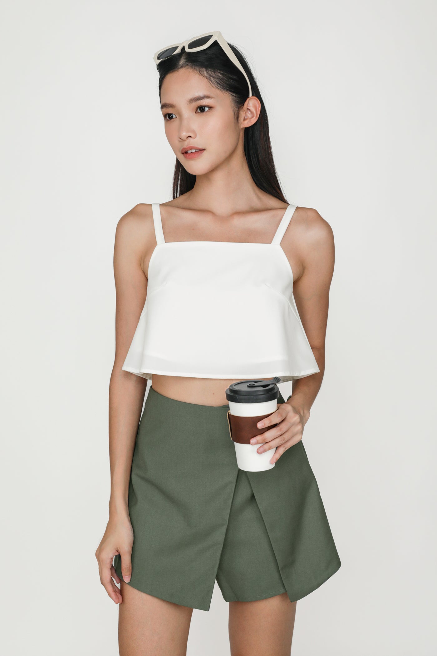 Zoey Basic Flare Crop Top – The Tinsel Rack